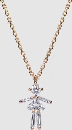 Little Ones Paris Collier Emblématique Fille Or Jaune Diamants