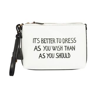 Moschino Bessere Pochette in Bianco - - Bags - Damen - Wei&szlig; - ONE SIZE