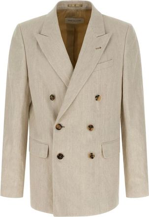 Dries Van Noten Homme, Costumes, Beige, Taille: L Barry Double-Breasted Blazer