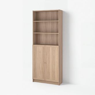 IKEA BILLY / OXBERG B&uuml;cherregal mit T&uuml;ren