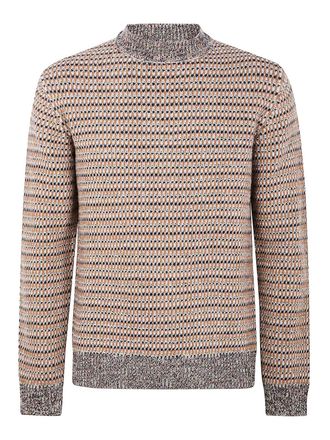 Zanone Pull Col Rond - Marron