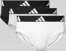 adidas Slip mit elastischem Logo-Bund Modell Active Flex im 3er-Pack