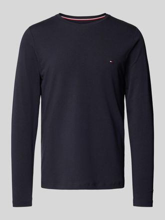 Tommy Hilfiger Slim Fit Longsleeve mit Logo-Stitching