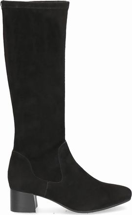 Peter Kaiser Damen - Stiefel 75525 LEDER STRETCH in schwarz Rauleder