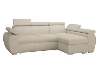Mirjan24 Ecksofa Boston Mini Premium, Eckcouch mit Schlaffunktion und Bettkasten, Polsterecke mit Einstellbare Kopfst&uuml;tzen, L-Sofa, Couch, Wohnlandschaft, Stof