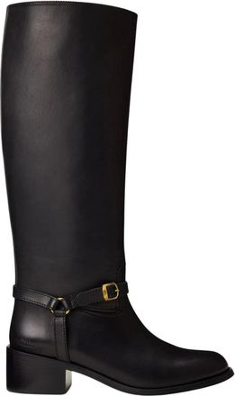 Ralph Lauren Femme, Chaussures, Noir, Taille: 39 EU Bottes hautes avec lacets &agrave; la cheville