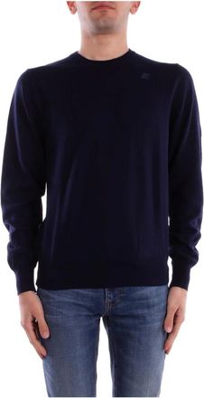 K-Way Homme, Pulls, Bleu, Taille: 3XL Pulls &Eacute;l&eacute;gants pour Toutes les Saisons
