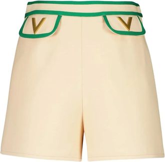 Valentino Garavani Femme, Shorts, Beige, Taille: 36 FR Short Crepe Couture