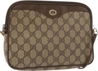 Gucci Sac bandouli&egrave;re vintage GG Canvas Pre-owned - Femme - Pre-owned - Beige - Taille: ONE Size