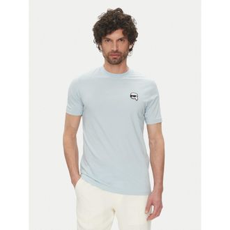 Karl Lagerfeld T-Shirt 755710 552224 Himmelblau Regular Fit