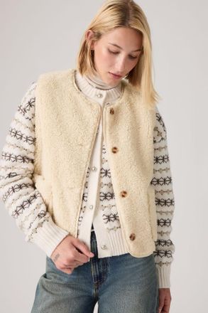 Levi's Rema Sherpa Vest - Damen - Wei&szlig; / Wei&szlig;