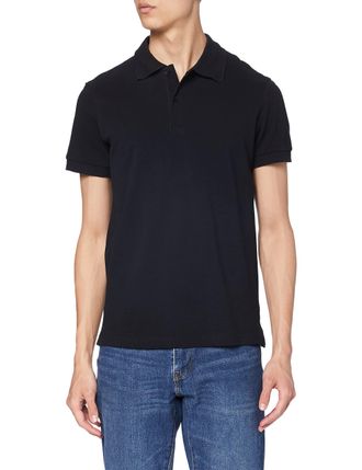 Stedman Apparel Henry/ST9050 Premium Regular Fit Klassisches Kurzarm-Poloshirt f&uuml;r Herren, Schwarzer Opal, XL