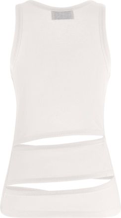 Coperni Spiral Tank Top - white
