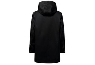 AlltheMen Trenchcoat Herren Trechcoat mit Kapuze Freizeit Regular Fit &Uuml;bergangsmantel mit Bequemem Baumwoll Mischgewebe, f&uuml;r Vielf&auml;ltige Freizeitoutfits