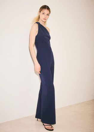 Mango Combinaison naud bleu encre - Femme - XS - MANGO