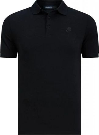 Karl Lagerfeld Homme, Tops, Noir, Taille: XL Polo