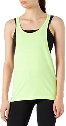 Urban Classics Ladies Loose Burnout Tanktop T-Shirt de Sport, Jaune (Neonyellow), (Taille Fabricant: X-Large) Femme