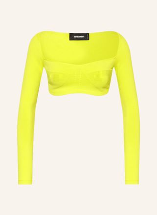 Dsquared2 Cropped-Longsleeve gruen