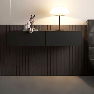 Generic Schminktisch H&auml;ngend,Wandmontage,Wandschrank Mit Zwei Schubladen,Wandkommode for Schlafzimmer,Garderobe H&auml;ngeschrank,Wandschublade,Nachttisch H&auml;ngend(