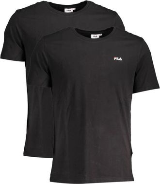 Fila Homme, Tops, Noir, Taille: S T-Shirt Chic Urbain