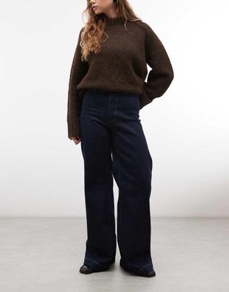 Polo Ralph Lauren weit geschnittene Jeans in Schwarz