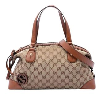 Gucci Sac &agrave; main Pre-owned The Brick Lane - Femme - Pre-owned - Beige - Taille: ONE Size