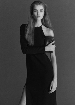 Mango Sac port&eacute; &eacute;paule en cuir avec cha&icirc;ne noir - Femme - Taille unique - MANGO