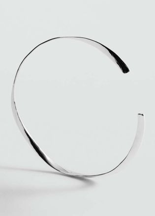 Mango Starrer Choker silber - Damen - Einheitsgr&ouml;&szlig;e - MANGO