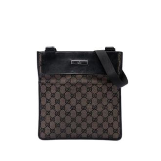 Gucci Pre-owned Canvas Crossbody Bag - - Pre-owned - Damen - Braun - ONE SIZE