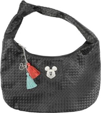 Bioworld Disney Mickey Mouse Badge16 Sac à main en métal pour femme