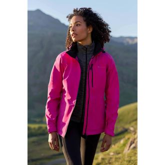 Mountain Warehouse Rainforest II Extreme Jacke, wasserfest f&uuml;r Damen (Leuchtend Rosa)