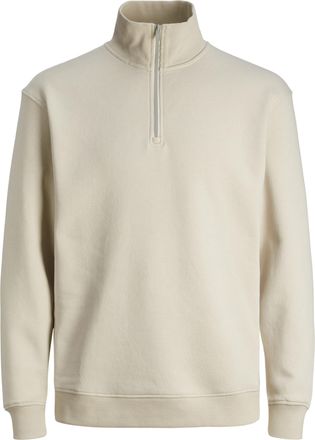 Jack & Jones Herren Stehkragen Pullover JJEBRADLEY - Relaxed Fit S M L XL XXL, Größe:XXL, Farbe:Moonbeam 12250747