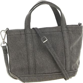 Maison Kitsun&eacute; Denim Bag - Gray
