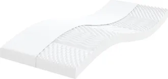 vidaXL Vidaxl - Matelas en mousse blanc 80x200 cm 7 zones duret&eacute; 20 ild