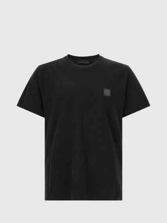 Stone Island Slim Fit T-Shirt aus Bio-Baumwolljersey mit Logo