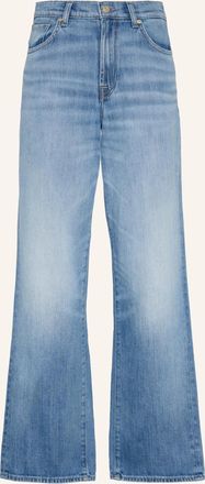 7 For All Mankind Jeans Stovepipe Straight Straight Fit blau