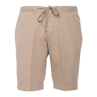 BRIGLIA 1949 Beige Leinen und Baumwolle Bermuda Shorts - - Shorts - Herren - Braun - XL