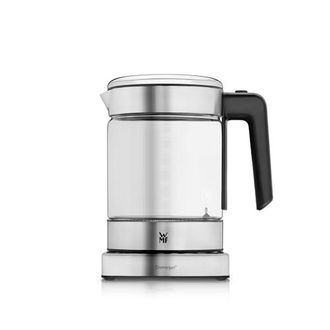 WMF K&uuml;chenminis 2 in 1 Vario Wasserkocher mit Temperatureinstellung, 1,0l, 1900 W, Teekocher Glas mit Teebeutelhalter und Sieb