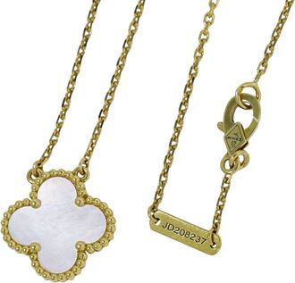 Van Cleef & Arpels Vintage Alhambra Pendant Necklace