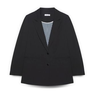 Fiorella Rubino Damen, Jacken, Schwarzk, 2XLGr&ouml;&szlig;e