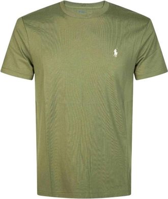 Polo Ralph Lauren Homme, Tops, Vert, Taille: XL Logo Detail Crew Neck T-Shirt