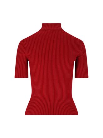 Courr&egrave;ges Womens Sweaters Red Viscose