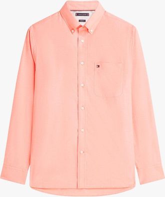 Tommy Hilfiger Chemise slim l&eacute;ger en coton m&eacute;lang&eacute;