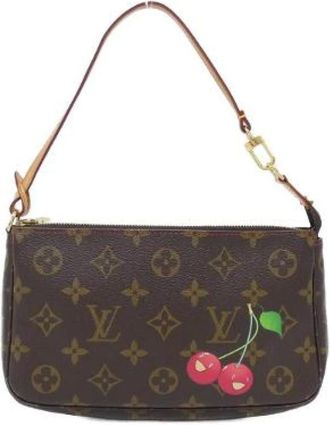 Louis Vuitton Pre-owned Monogram Cherry Accessory Pouch - Femme - Pre-owned - Brun - Taille: ONE Size