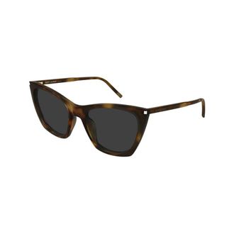 Saint Laurent SL 214 Kate Thin - - Accessories - Damen - Braun - 55 MM