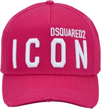 Dsquared2 Icon Baseball Cap mit Schnallenverschluss - - Accessories - unisex - Rosa - ONE SIZE
