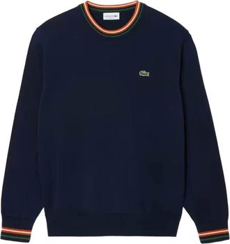 Lacoste Homme, Pulls, Bleu, Taille: M Pullover Girocollo
