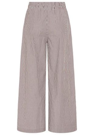 Marc O'Polo Denim Schlupfhose weites Bein, elastischer Bund, fein gestreift