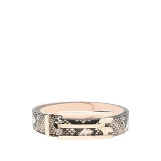 Victoria Beckham Femme, Accessoires, Brun, Taille: 80 CM Ceinture Dorian &agrave; boucle ardillon 2,5 cm