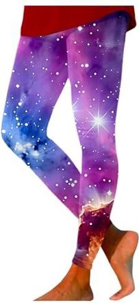 Generic Legging de Sport Femme Imprim&eacute; Galaxie Leggings Pantalons de Fitness Confortables et Moulants Legging Slim Fit Leggings sans Couture Legging Exercice 